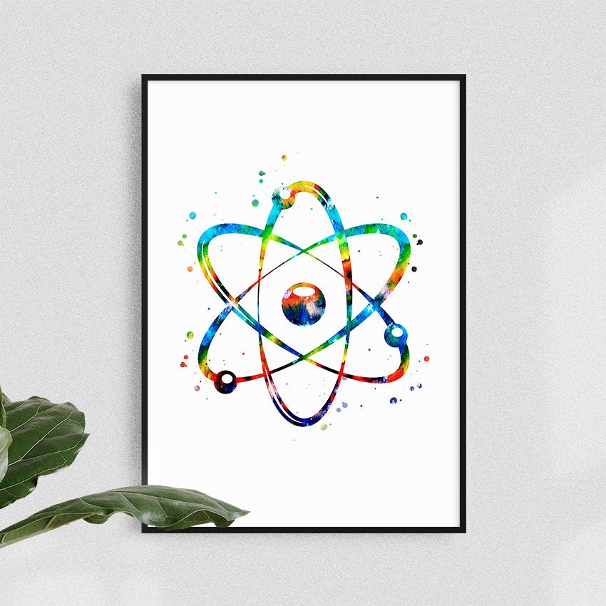 Chemistry Art Prints Set of 3 Watercolor Science Posters - Etsy