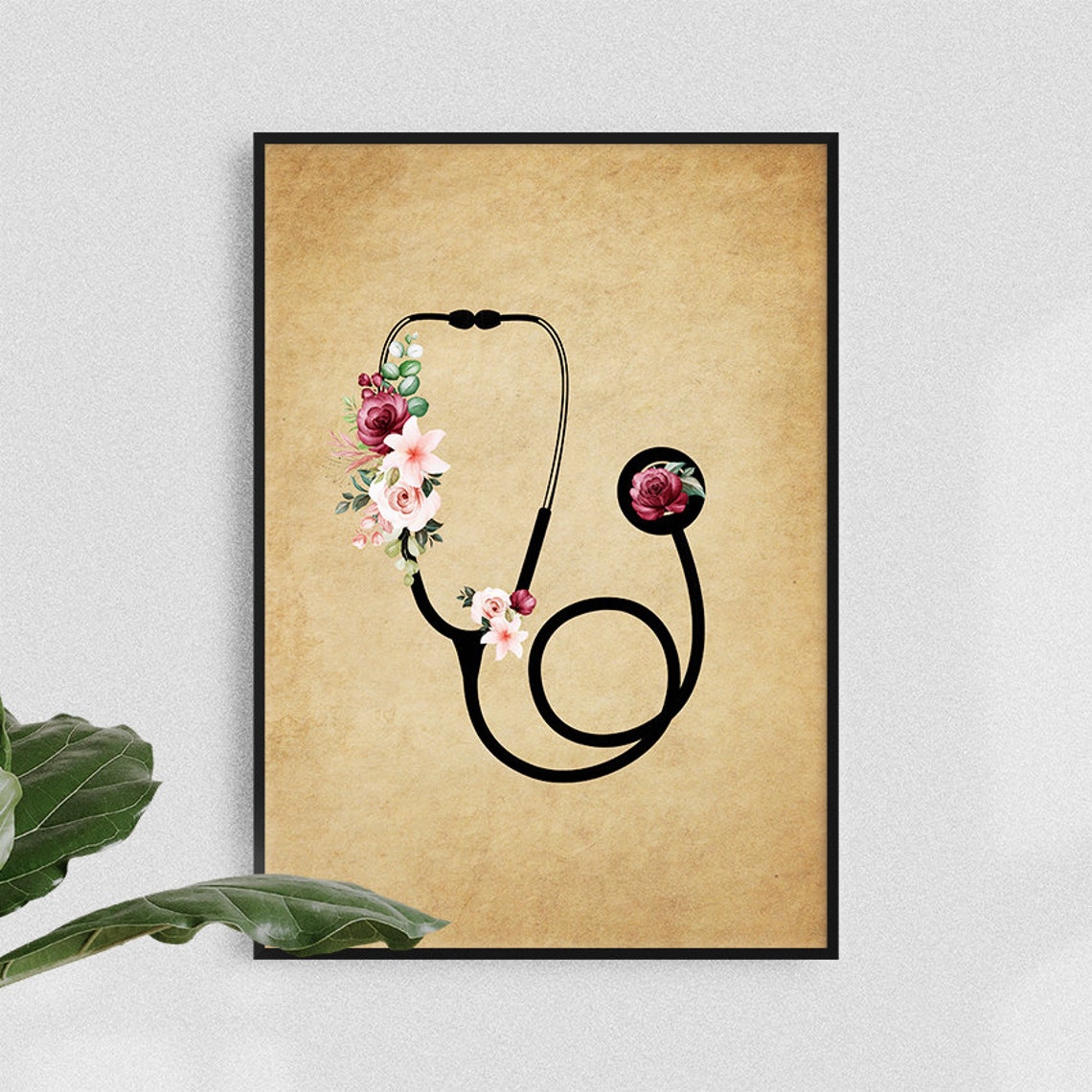 Stethoscope Art, Medical Art, Pediatrician Office Wall Art, School ...