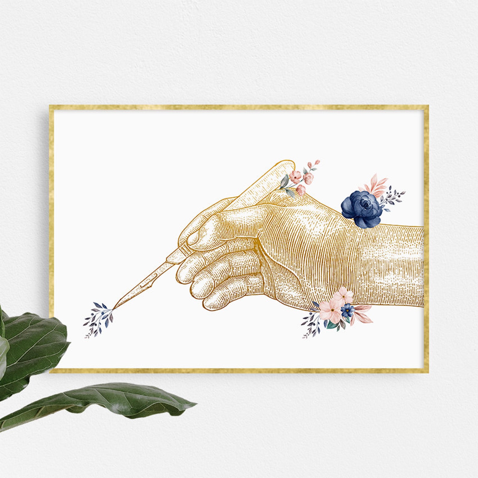 Scalpel Art Print, Surgeon Hand, Surgery Art, Doctor Surgeon Office ...