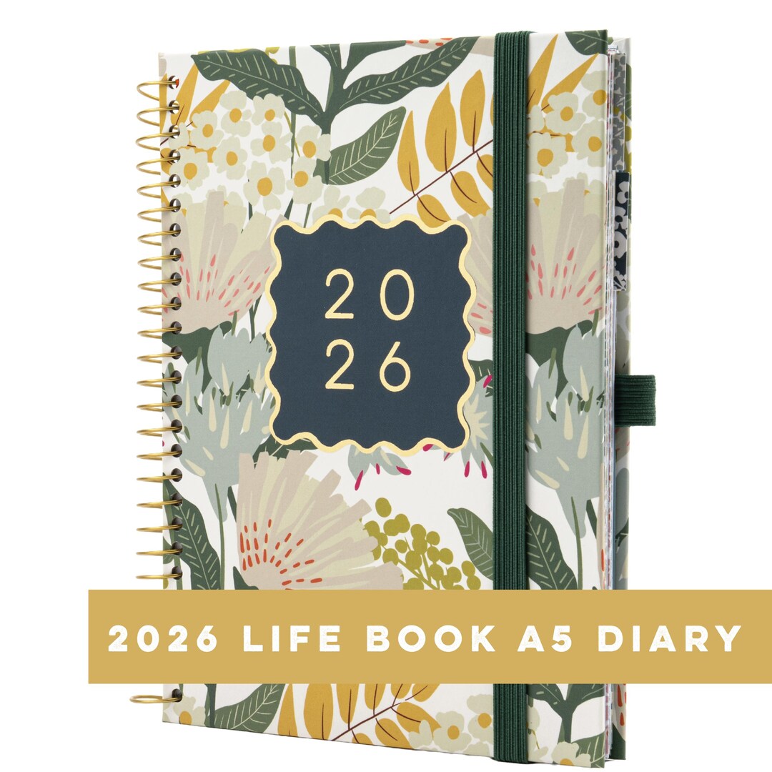 2026 A5 Diary - Boxclever Press Life Book - Stylish Planner for ...