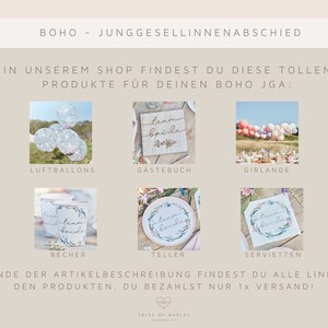 JGA Boho Team Bride Gästebuch | Fotoalbum JGA | JGA Deko | Team Bride ...