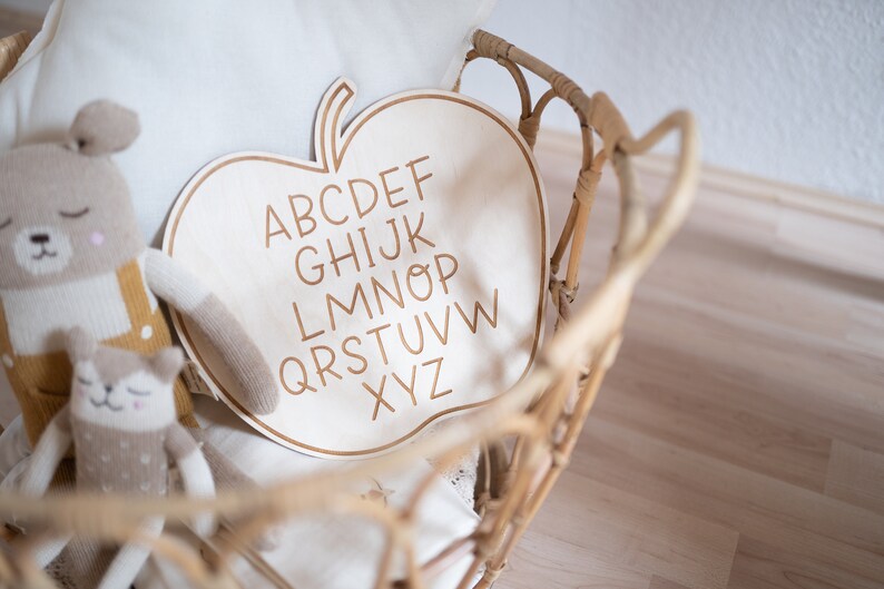 Einschulung Deko: ABC Apfel Einschulung Geschenk | Etsy