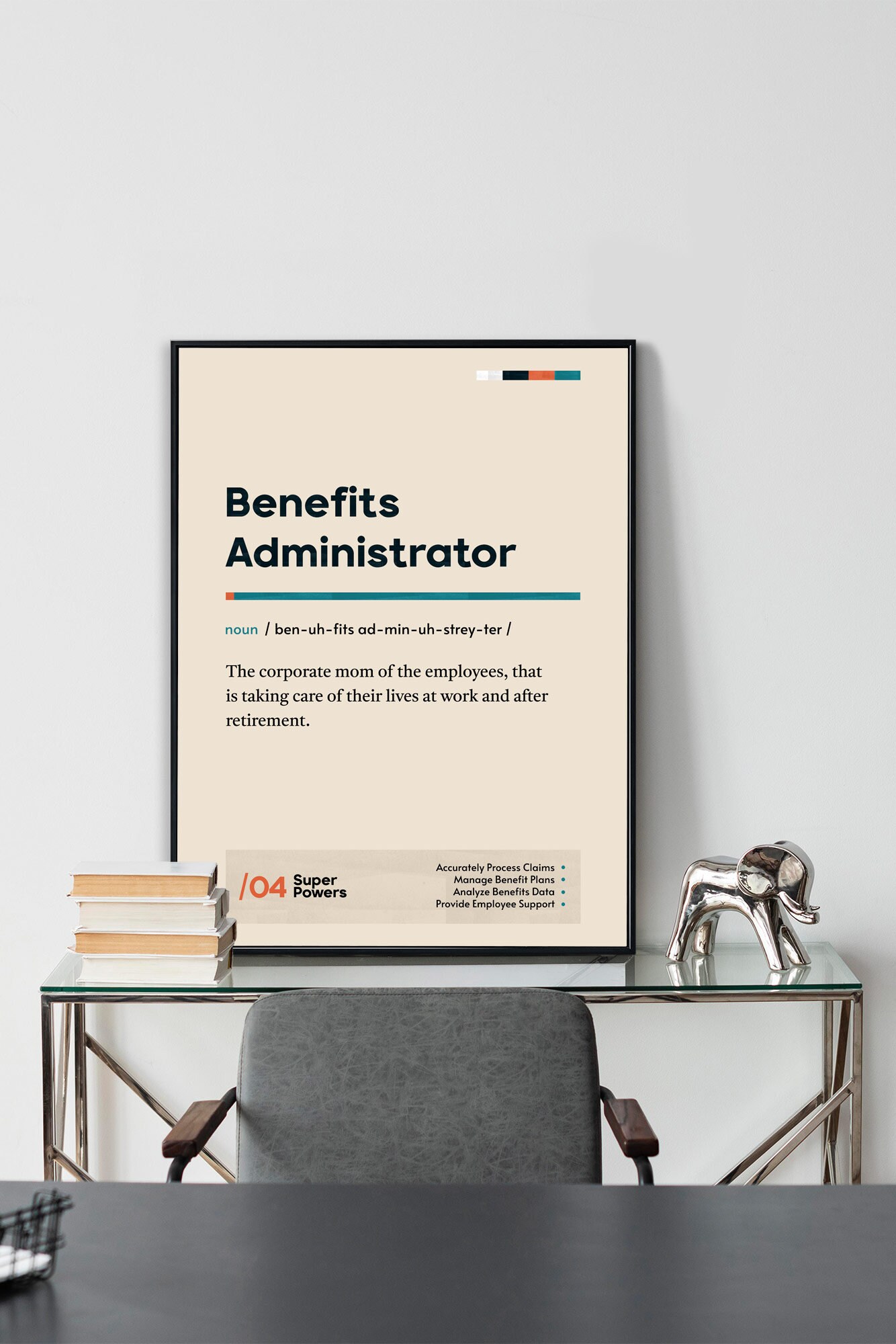 Benefits Administrator Definition Poster, Compensation Manager ...