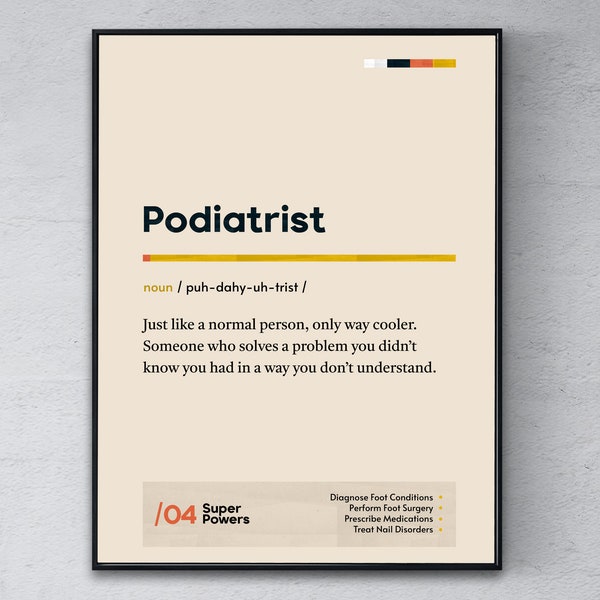 Podiatrist - Etsy