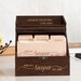 Personalized Recipe Card Box Gift for Mom Wooden Recipe Box - Etsy