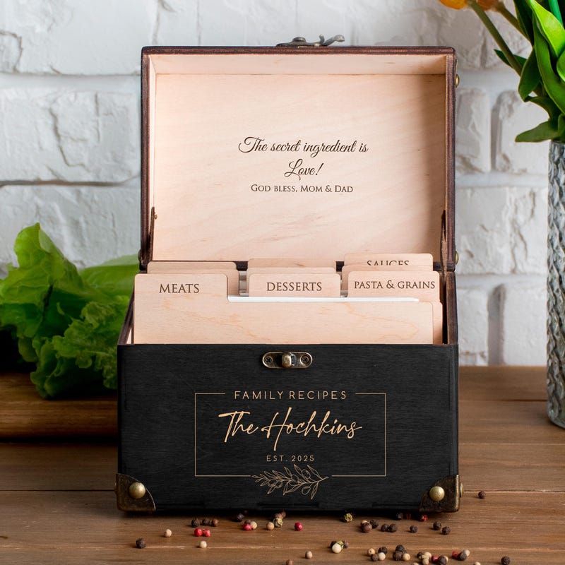 Recipe Box - Etsy