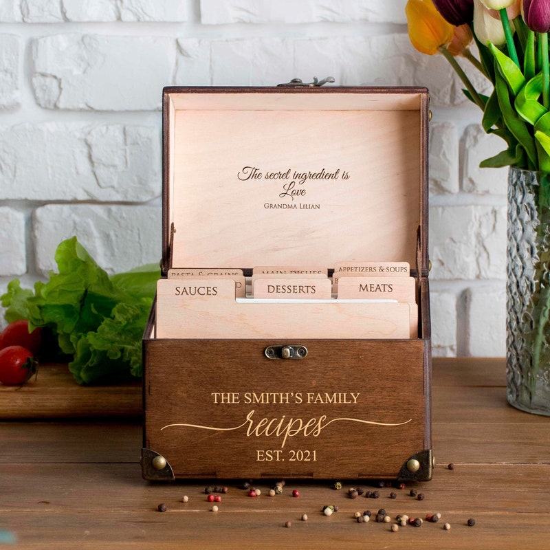 Recipe Box - Etsy