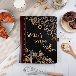 Personalized Cooking Gifts Custom Recipe Book Chef Gift Cooking Journal ...