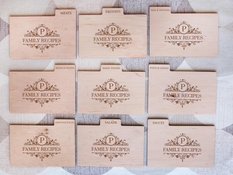 Personalized Wedding Recipe Box Bridal Shower Gift for Couple - Etsy