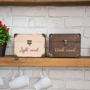 Recipe Box Personalized Recipe Box 4x6 or 5x7 Recipe Box - Etsy