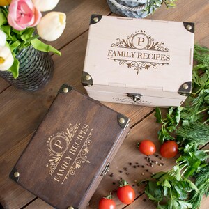 Personalized Wedding Recipe Box Bridal Shower Gift for Couple - Etsy