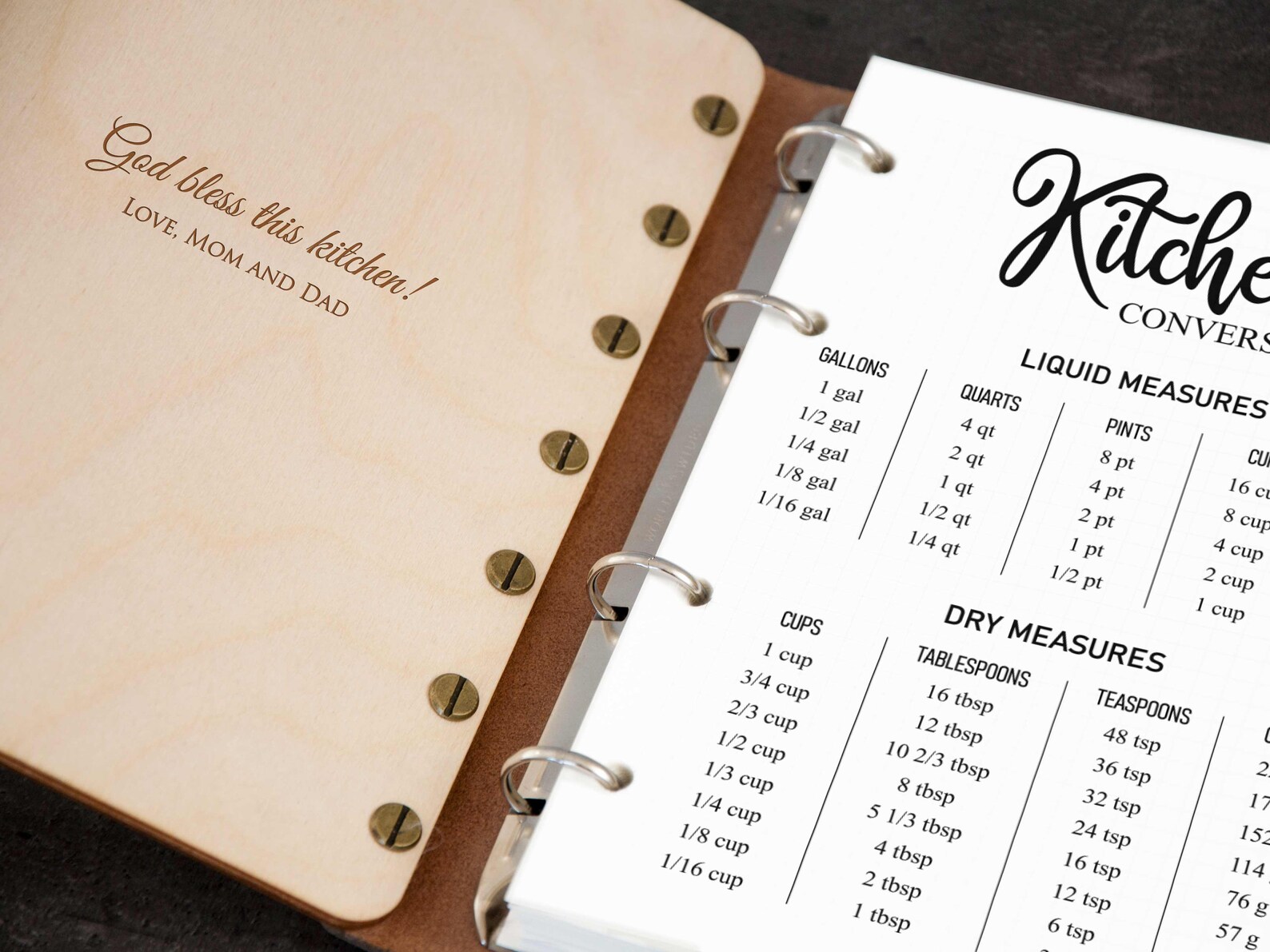 Personalized Family Recipe Book Kitchen Gift for Hostess - Etsy
