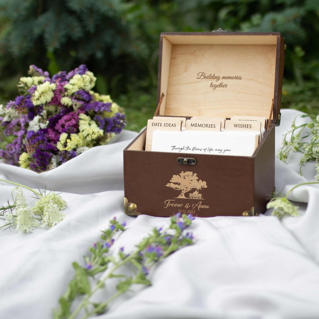 Personalized Wedding Box for Guest Book Alternative Unique - Etsy