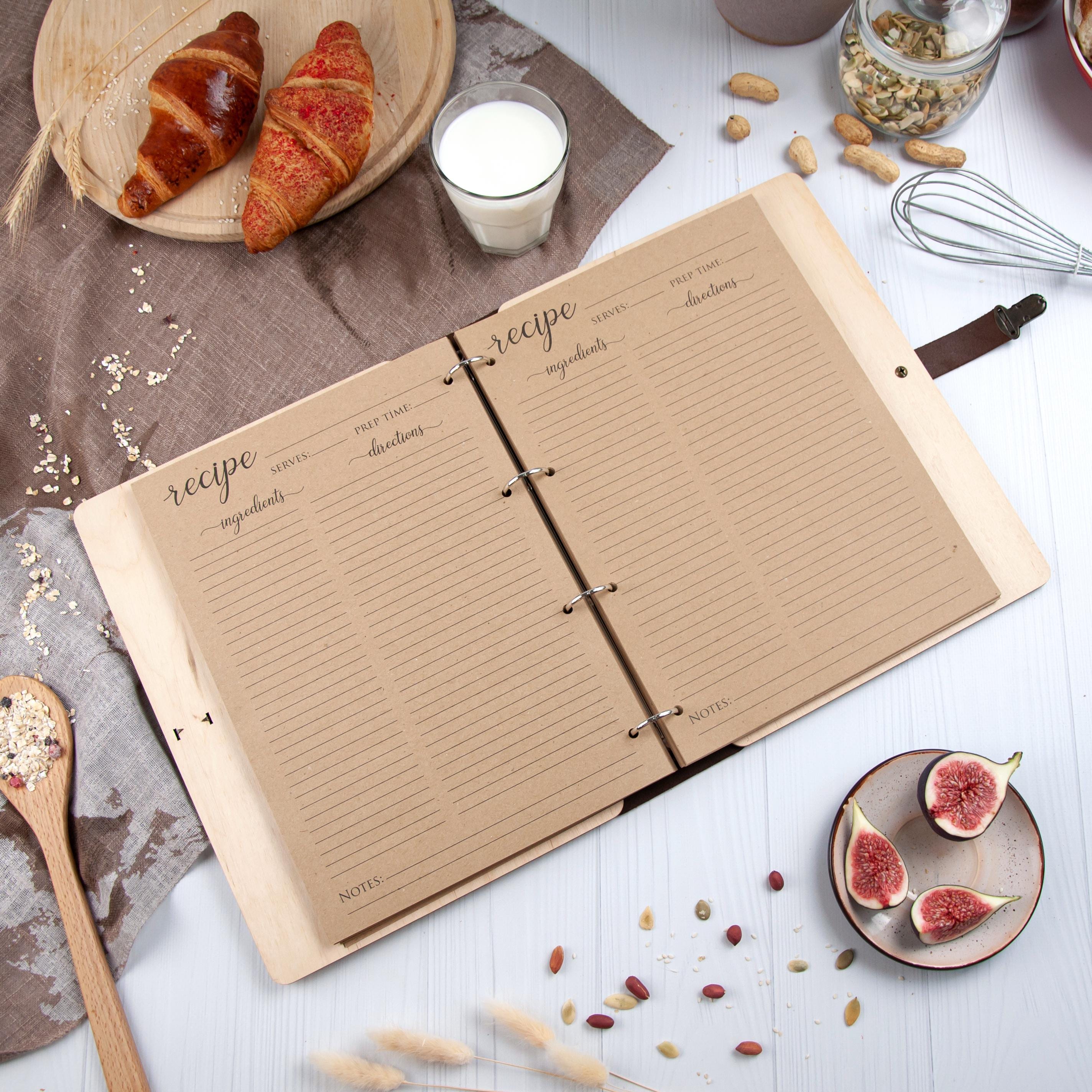 Personalized Cooking Gifts Custom Recipe Book Chef Gift Cooking Journal ...