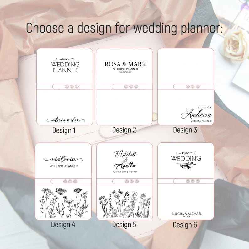 Personalized Wedding Planner Leather Wedding Organizer Journal Custom ...