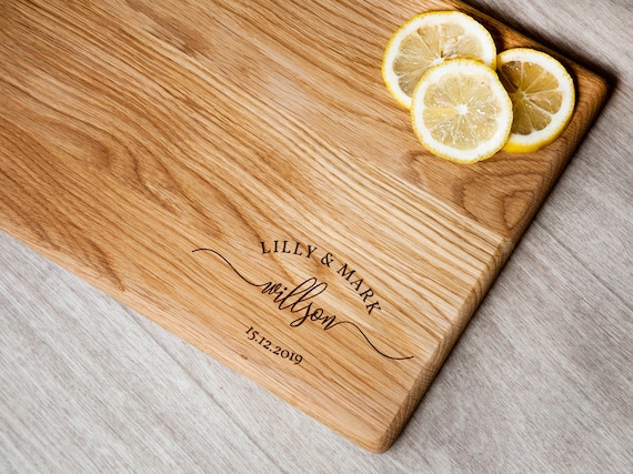 Wedding Gift Engraved Cutting Board Newlywed Gifts - Etsy