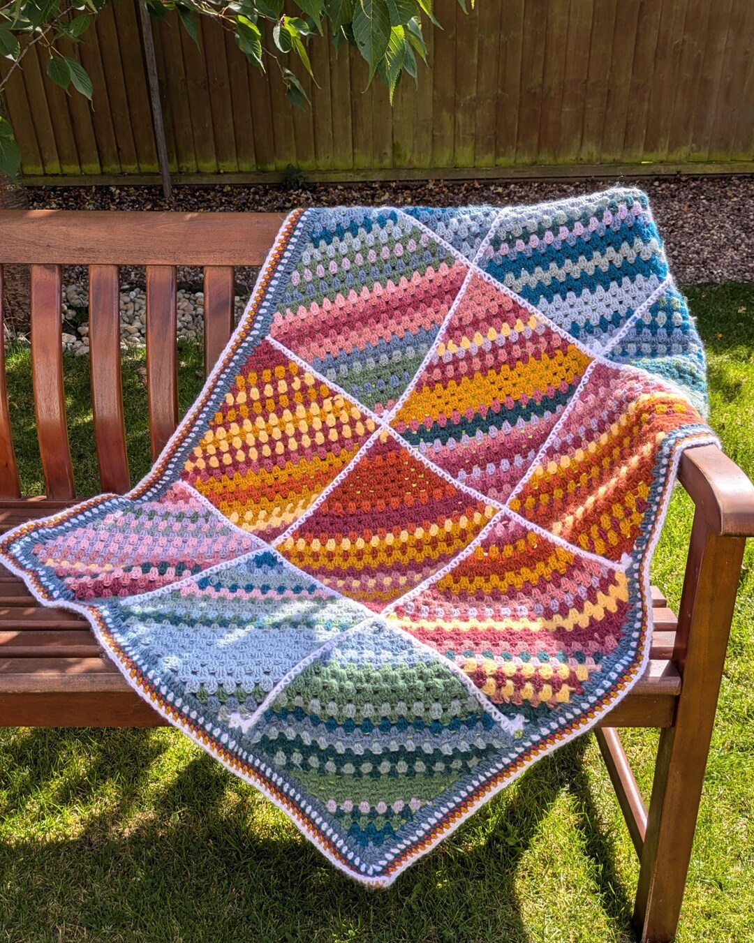 Rainbow Stripes Crochet Temperature Blanket Pattern (PDF Pattern) - Etsy
