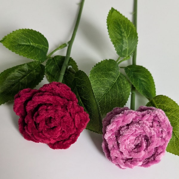 Chenille Roses - Etsy