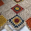 Rainbow Stripes Crochet Temperature Blanket / Weather Blanket PATTERN ...