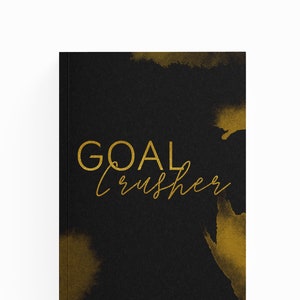 Goal Crusher Planner Plus Digital File, Goal Planner, Goal Worksheet ...
