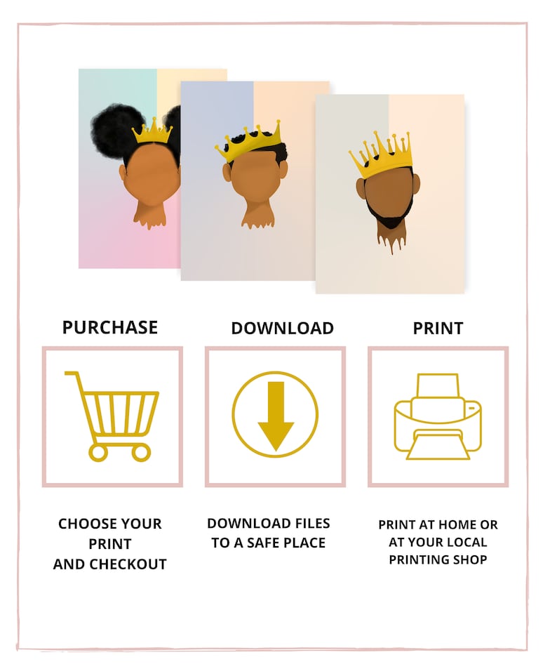 Super Mario Printable Art Black Boy Afro Art African - Etsy