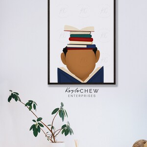 Readers Dream Big Art Printable, Afro Art, African American Art ...