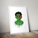 Kid Hulk Printable Art, Hulk Art, Black Boy, Afro Art, African American ...