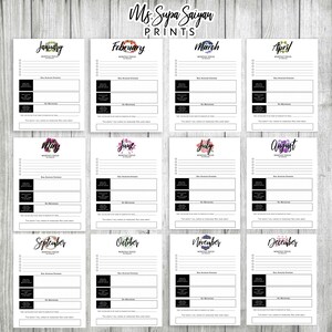 Monthly Focus Planner, Monthly Goal Planner, Goal Planner, Goal Tracker ...