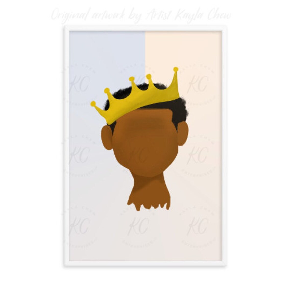 Young King Framed Poster - Etsy