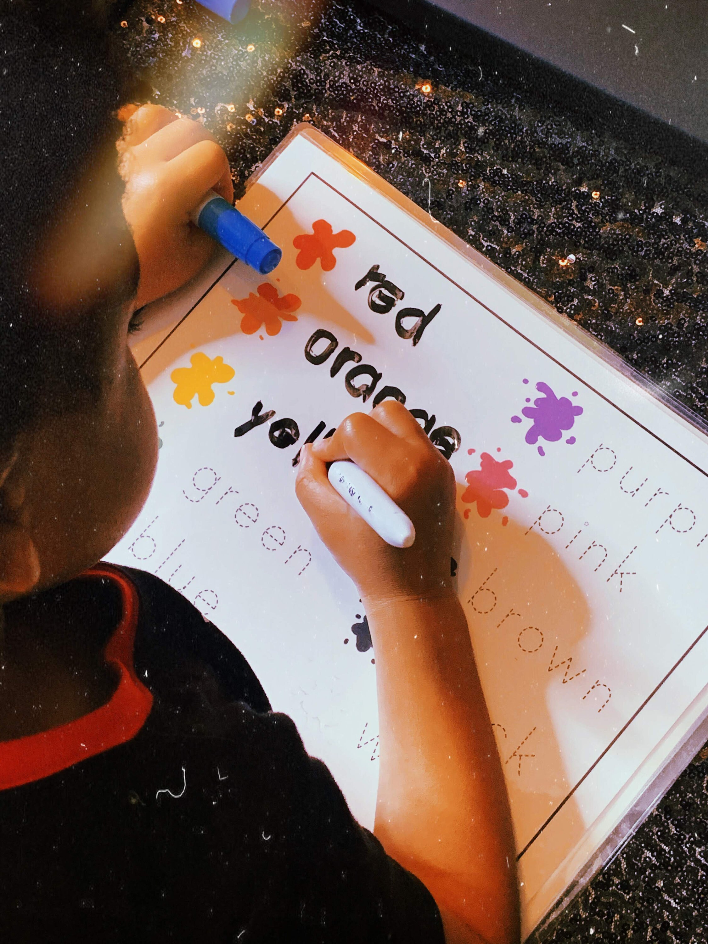 Tracing Mats Name Tracing Mat Practice Numbers Shapes and | Etsy