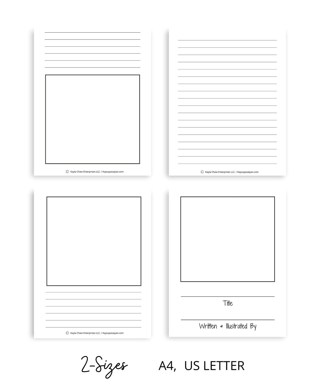 Draw & Write Your Own Story, Printable Journal, Story Writing, Kids ...