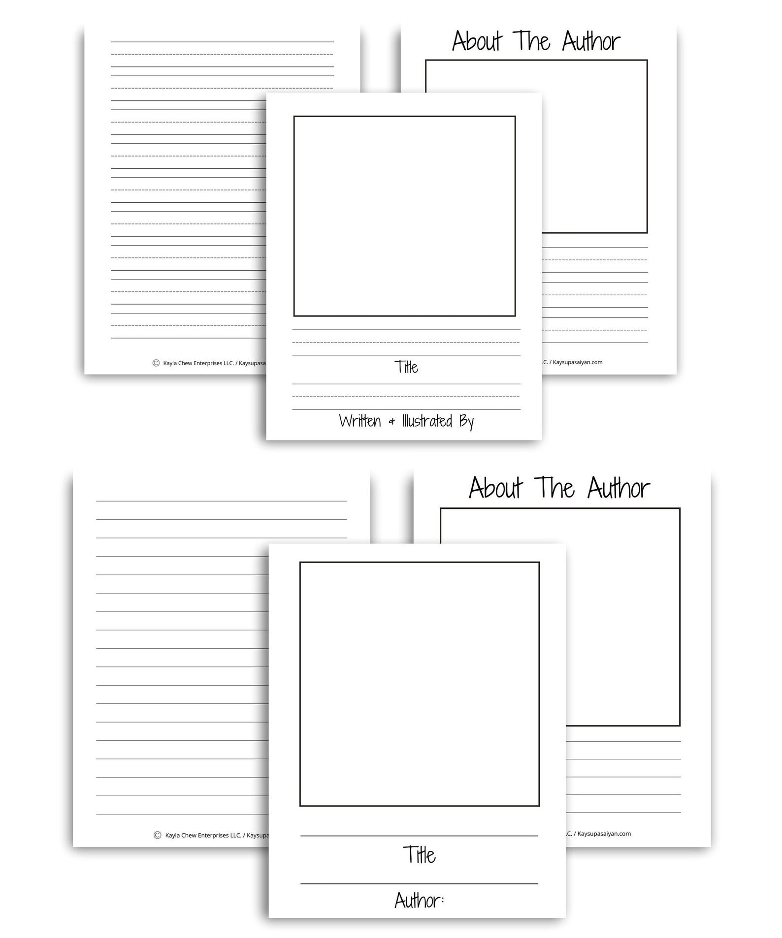 Draw & Write Your Own Story Printable Journal Story Writing | Etsy