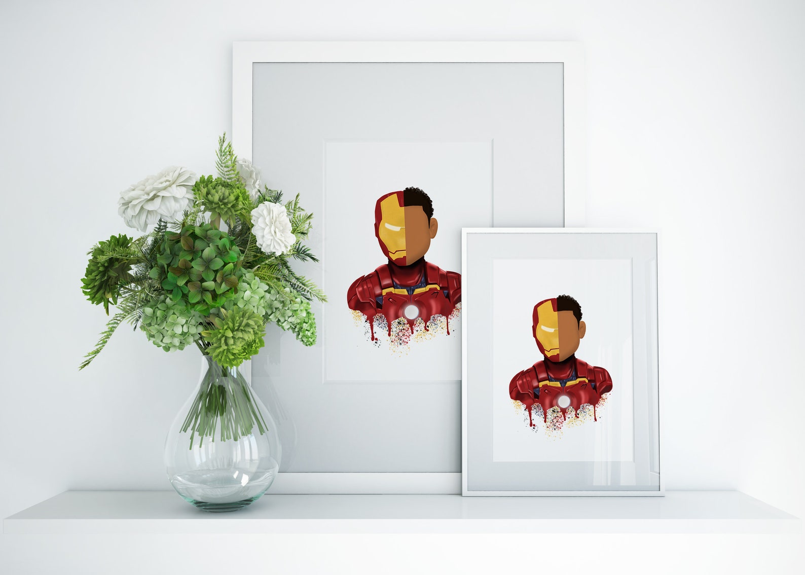 Ironboy Printable Art Black Ironboy Art Black Boy Afro Art | Etsy