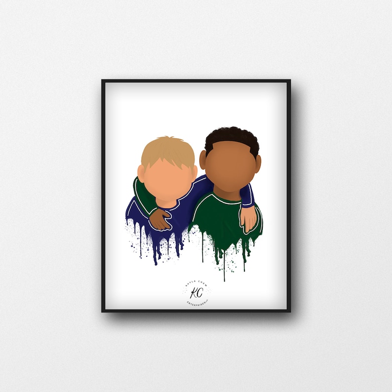 Boys Friends Forever Art Printable Printable Poster | Etsy
