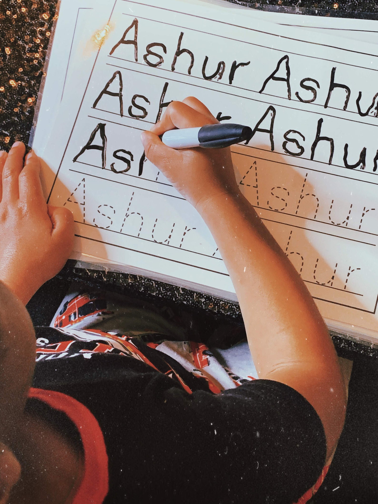 Tracing Mats Name Tracing Mat Practice Numbers Shapes and - Etsy