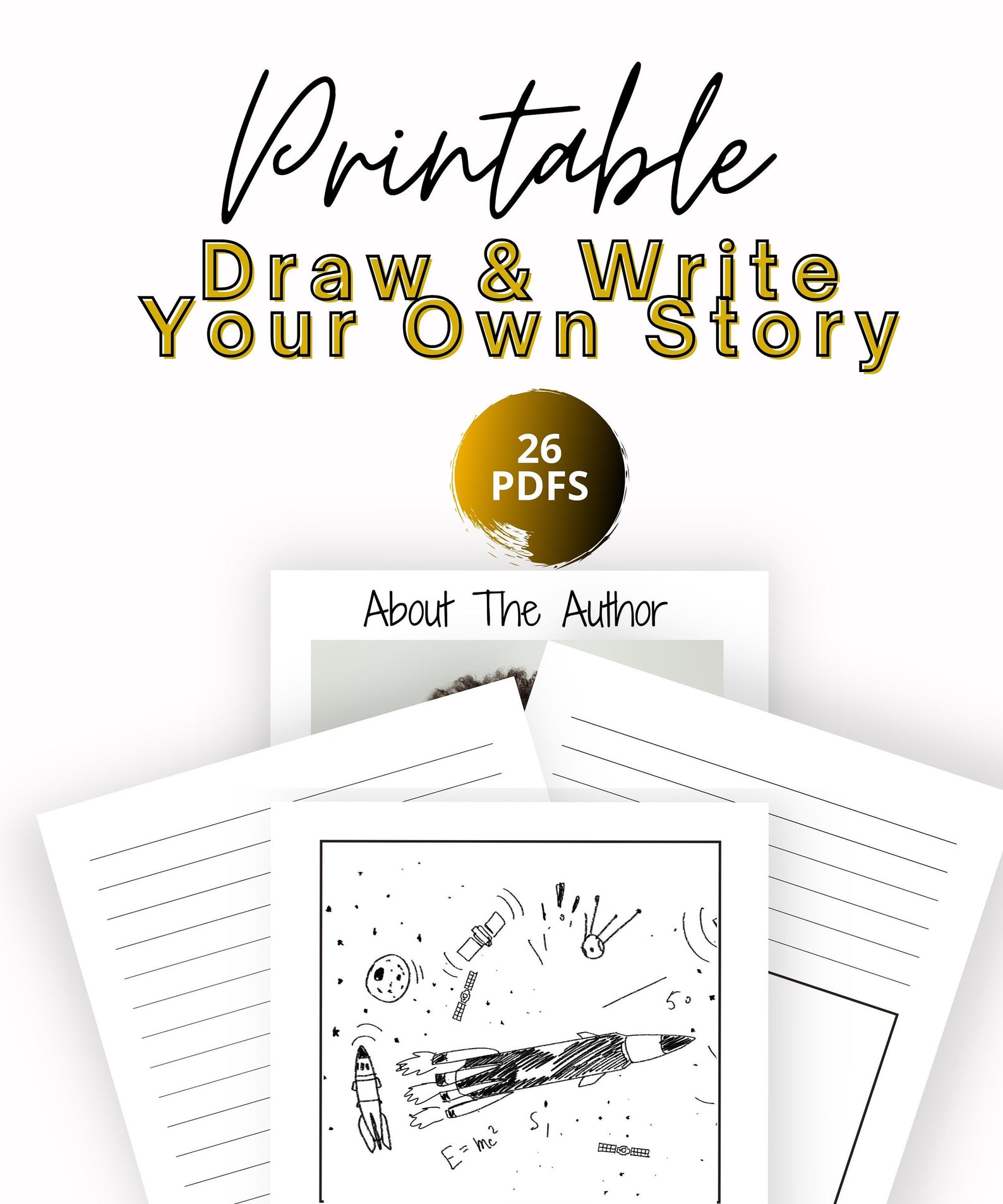 Draw & Write Your Own Story, Printable Journal, Story Writing, Kids ...