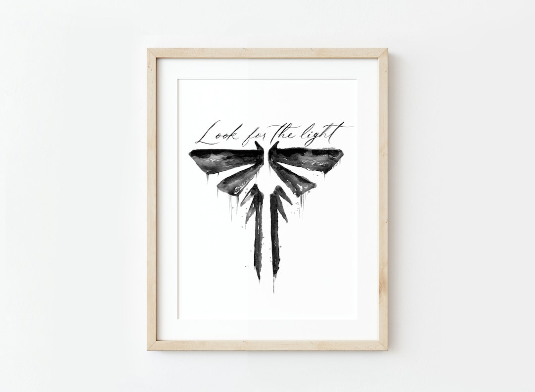 The Last of Us Fireflies Art Print, the Last of Us 2, Gaming, Gamer ...