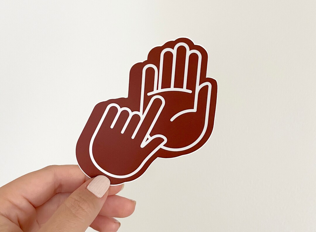 Traverse City Michigan Hand Map Vinyl Sticker: Car Decal - Etsy