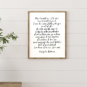 Ever Thine, Ever Mine, Ever Ours Lettering Print, Love Letters Artwork ...