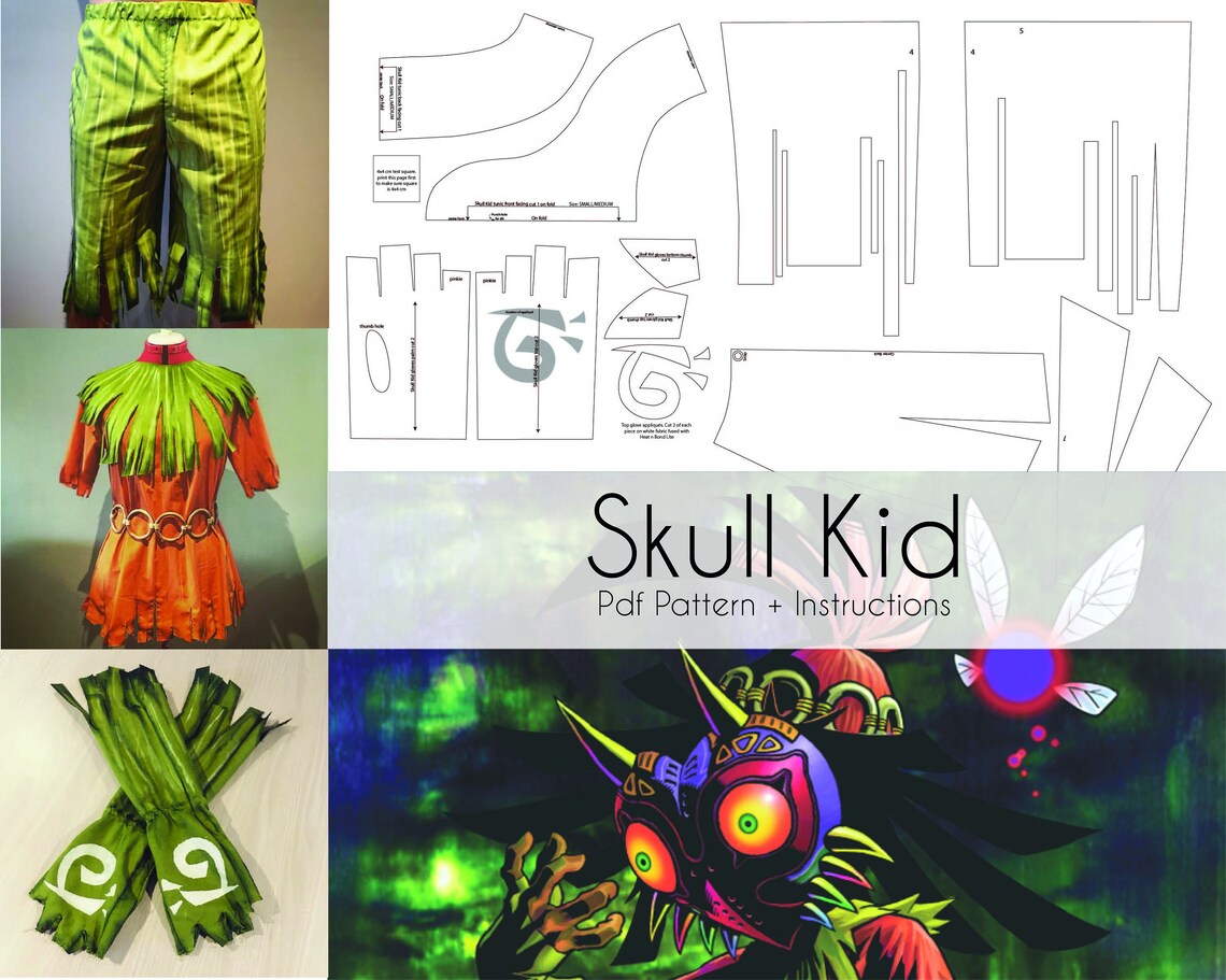 Skull Kid Cosplay Pattern - Etsy