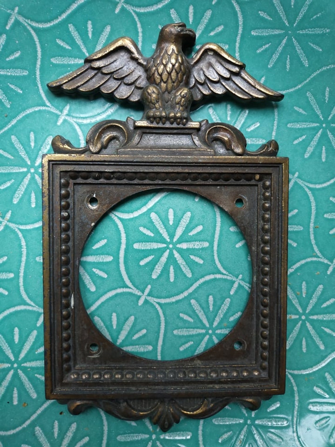 1 Bronze Eagle. Decoration on the Door or for the Interior - Etsy