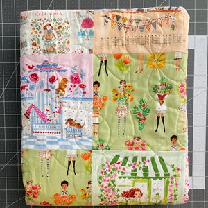 DIY Patchwork Calendar Girls Quilt Kit, First Baby Girl Quilt Sewing ...