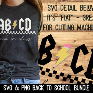 ABCD Back in Class SVG Bundle 30 Files Included! | Back to School ...