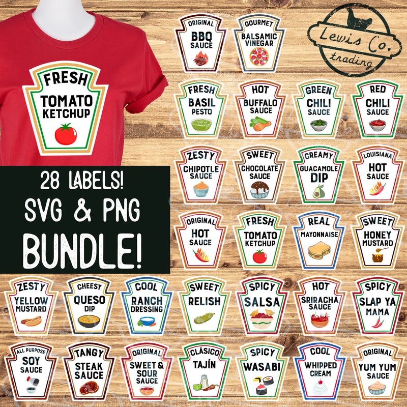 Condiment Shirt - Etsy