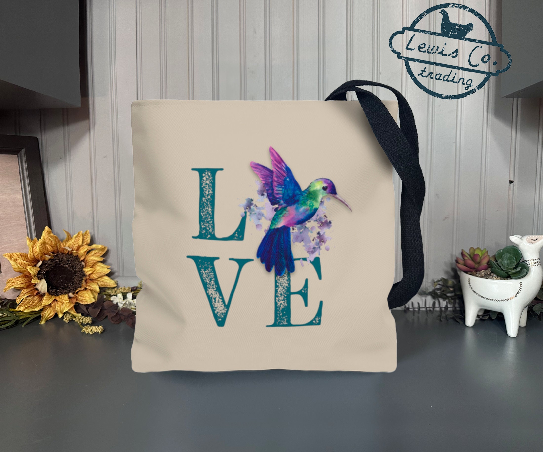 Hummingbird Tote Bag Hummingbird Gift Hummingbird Gifts for Mom ...