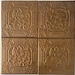 6"x6" Handmade Bronze, Tin Ceiling-inspired Ceramic Tiles - Etsy