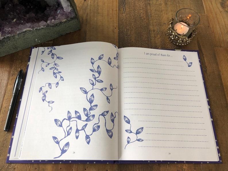 Guided Grief Remembrance Journal A Handbook and Keepsake To | Etsy