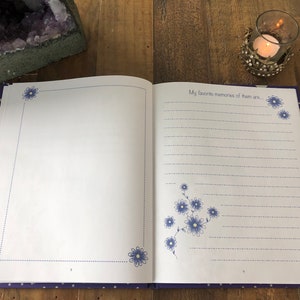 Guided Grief Remembrance Journal, A Handbook and Keepsake to Help You ...