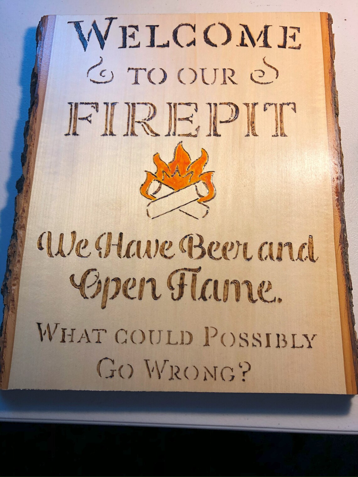 Handmade Wood Burned Plaque/sign - Etsy