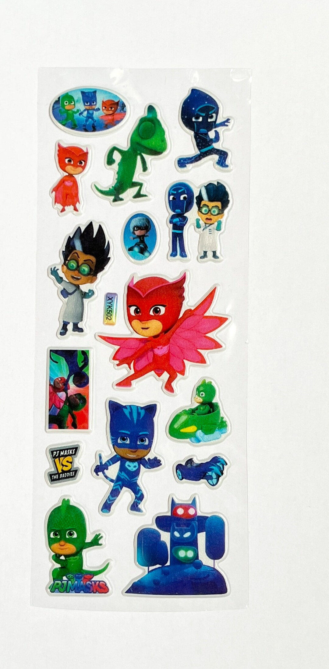 PJ Masks Sticker Sheet: Bright Cartoon Stickers for Crafts - Etsy Australia